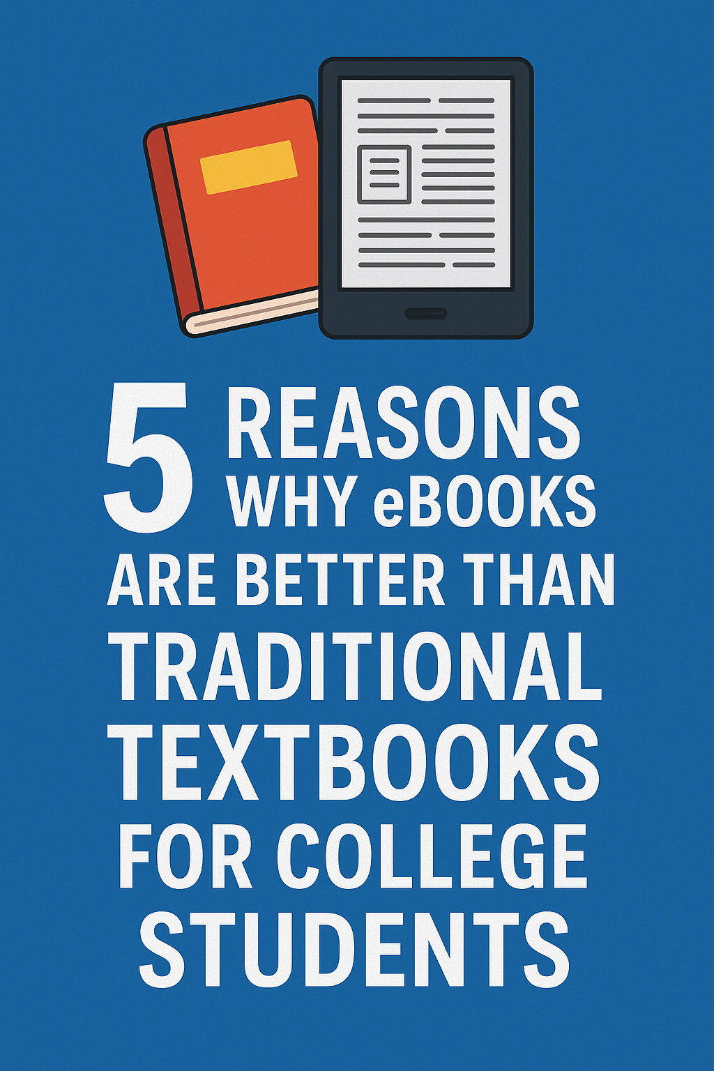 5 Reasons Why eBooks Are Better Than Traditional Textbooks for College ...
